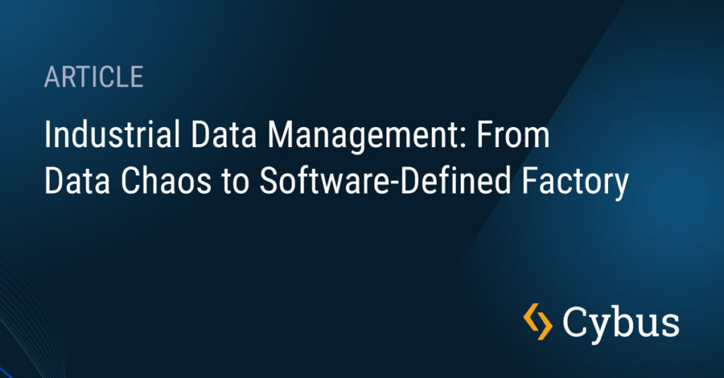 Cybus Connectware | The leading Factory Data Hub | Free Demo